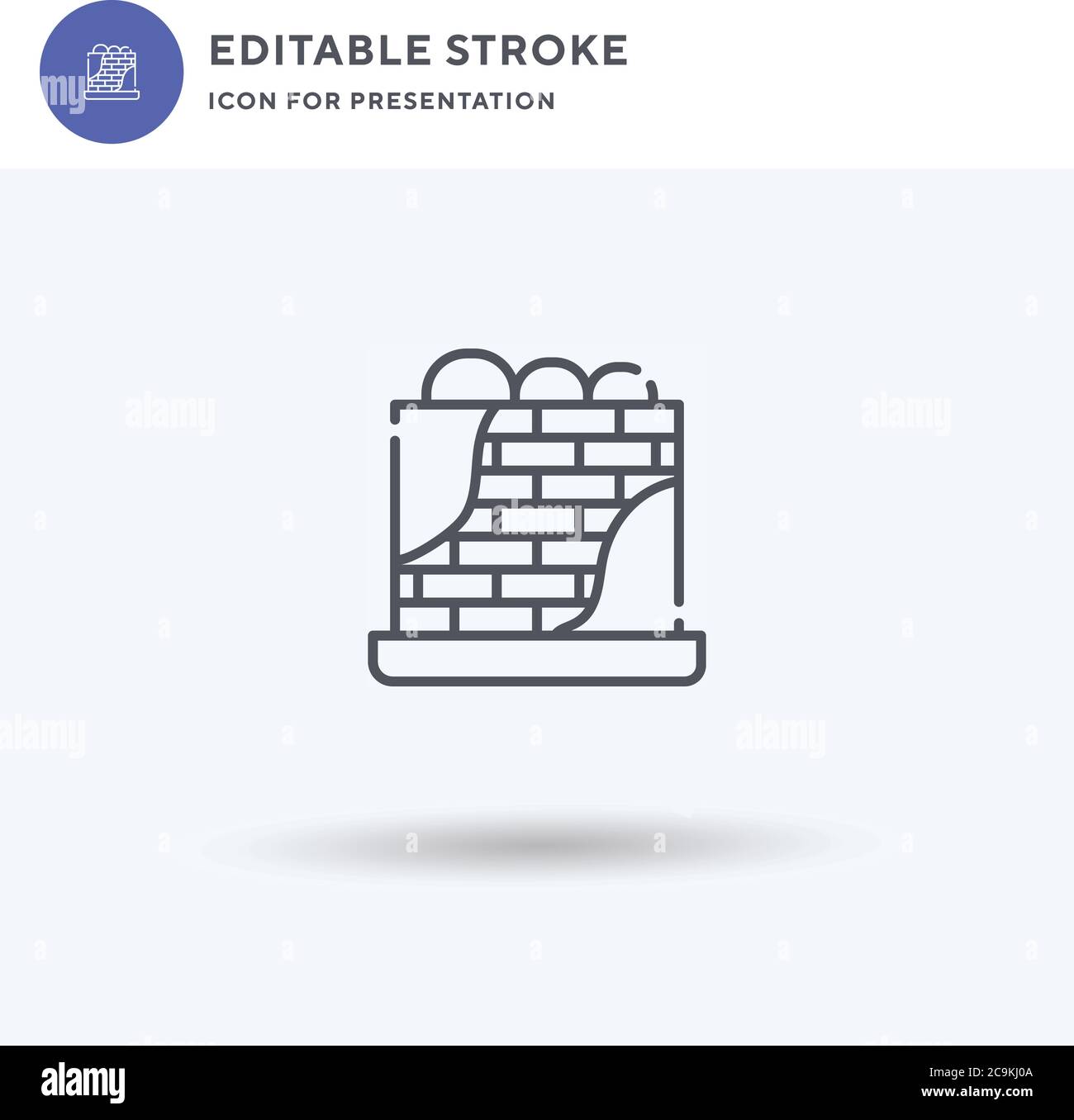 Moss icon vector, filled flat sign, solid pictogram isolated on white ...