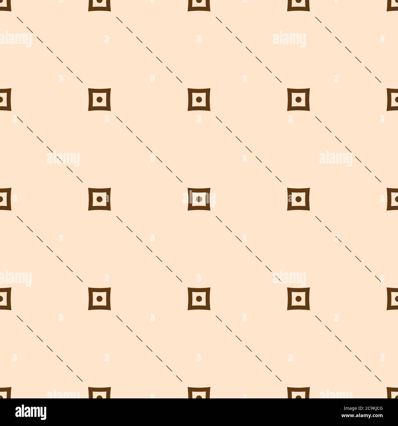 Seamless Geometric Pattern Vintage Background Of Dotted And Crossed Line Repeating Geometric