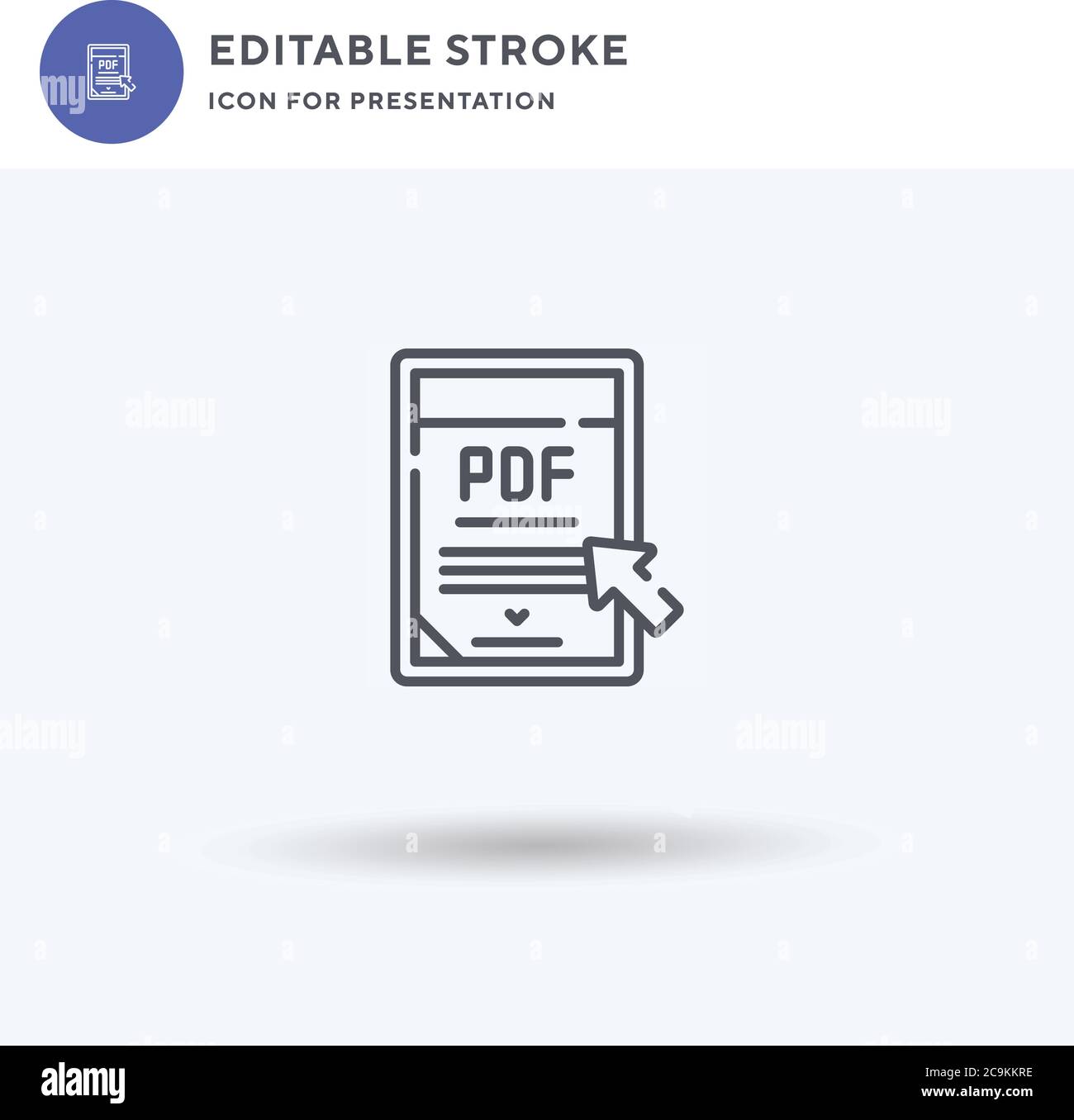 Pdf file logo Stock Vector Images - Alamy