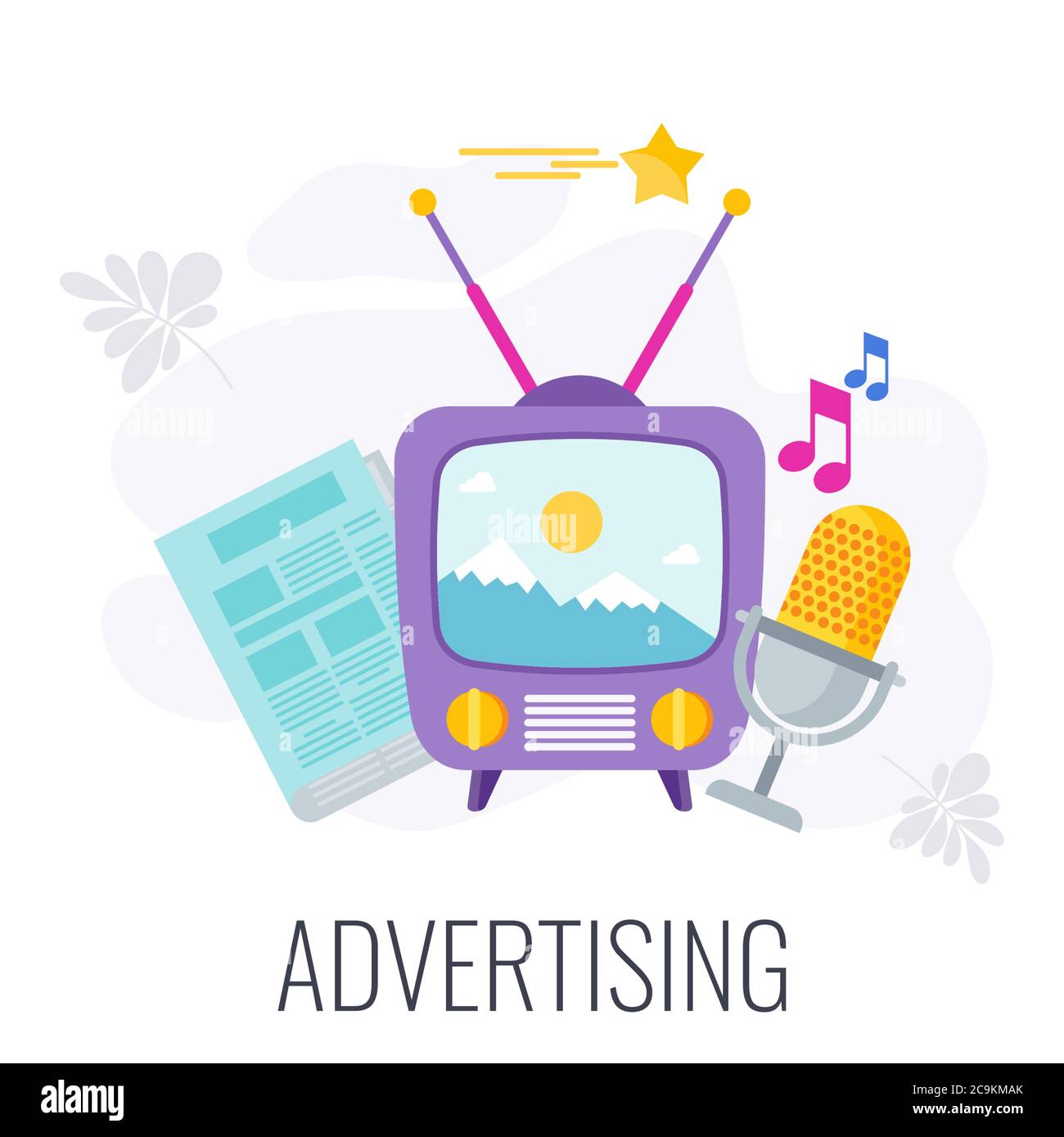 Old newspaper billboard Stock Vector Images - Alamy