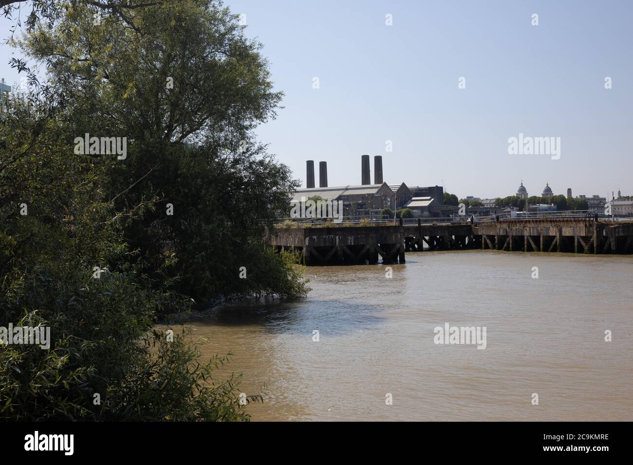 Greenwich from Thames Path, LondonUK Stock Photo - Alamy
