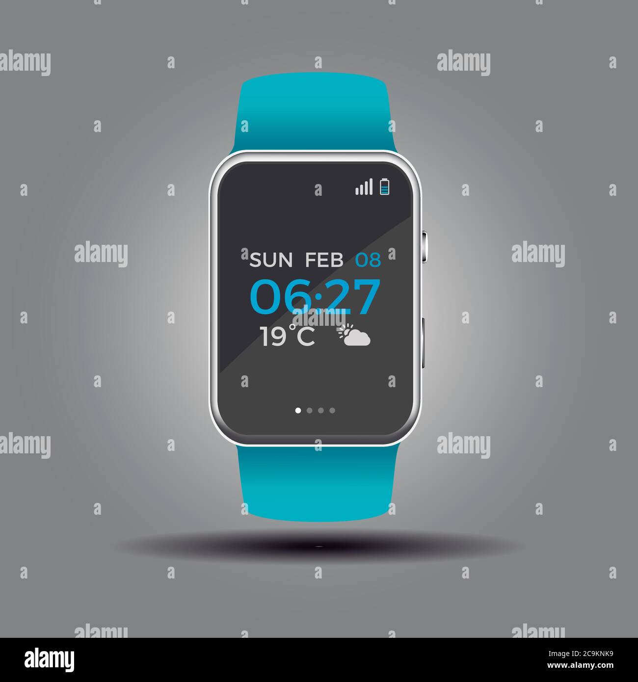 Smartwatch vector vectors hi-res stock photography and images - Alamy