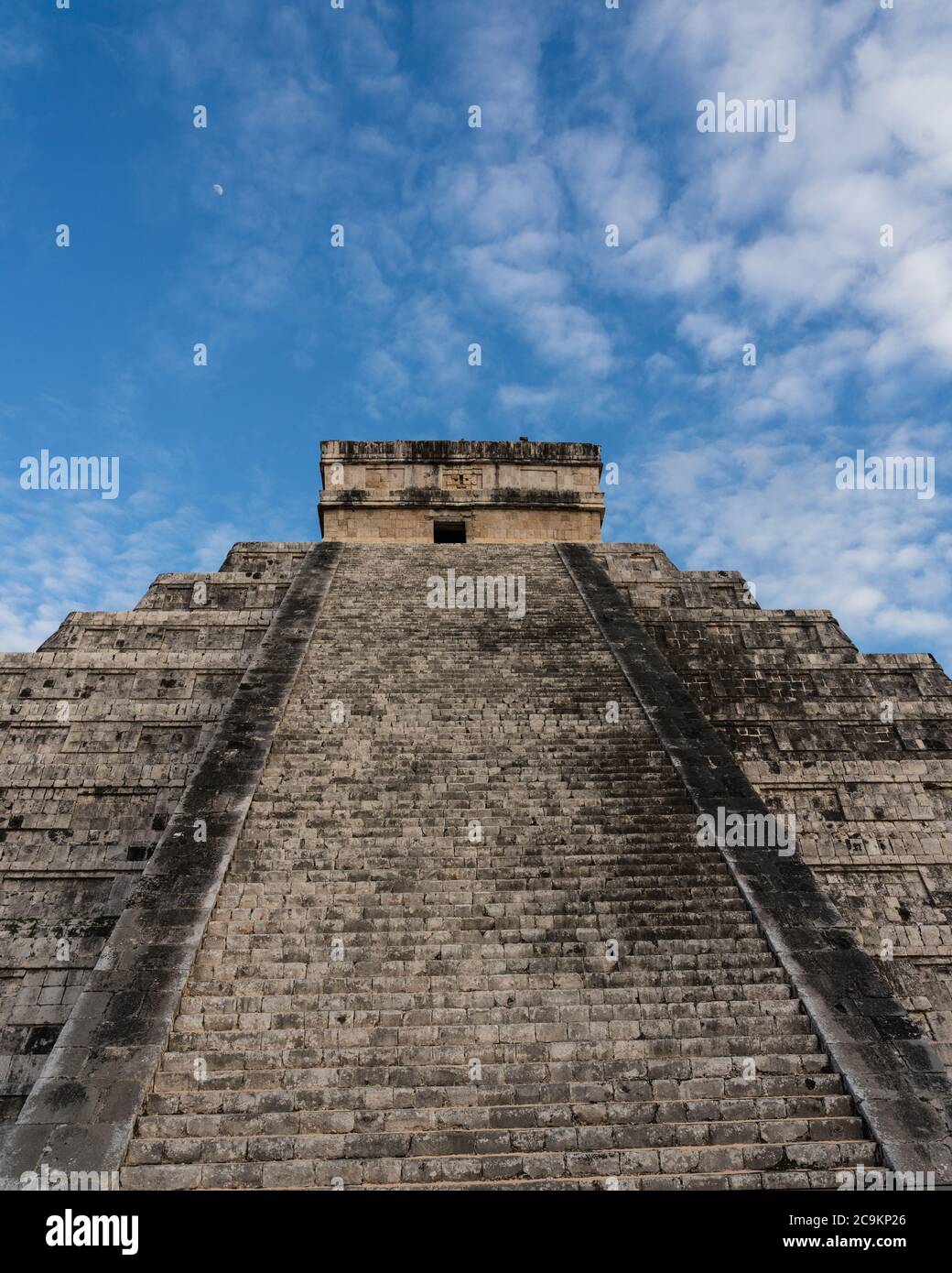 El Castillo or the Temple of Kukulkan is the largest pyramid in the ...
