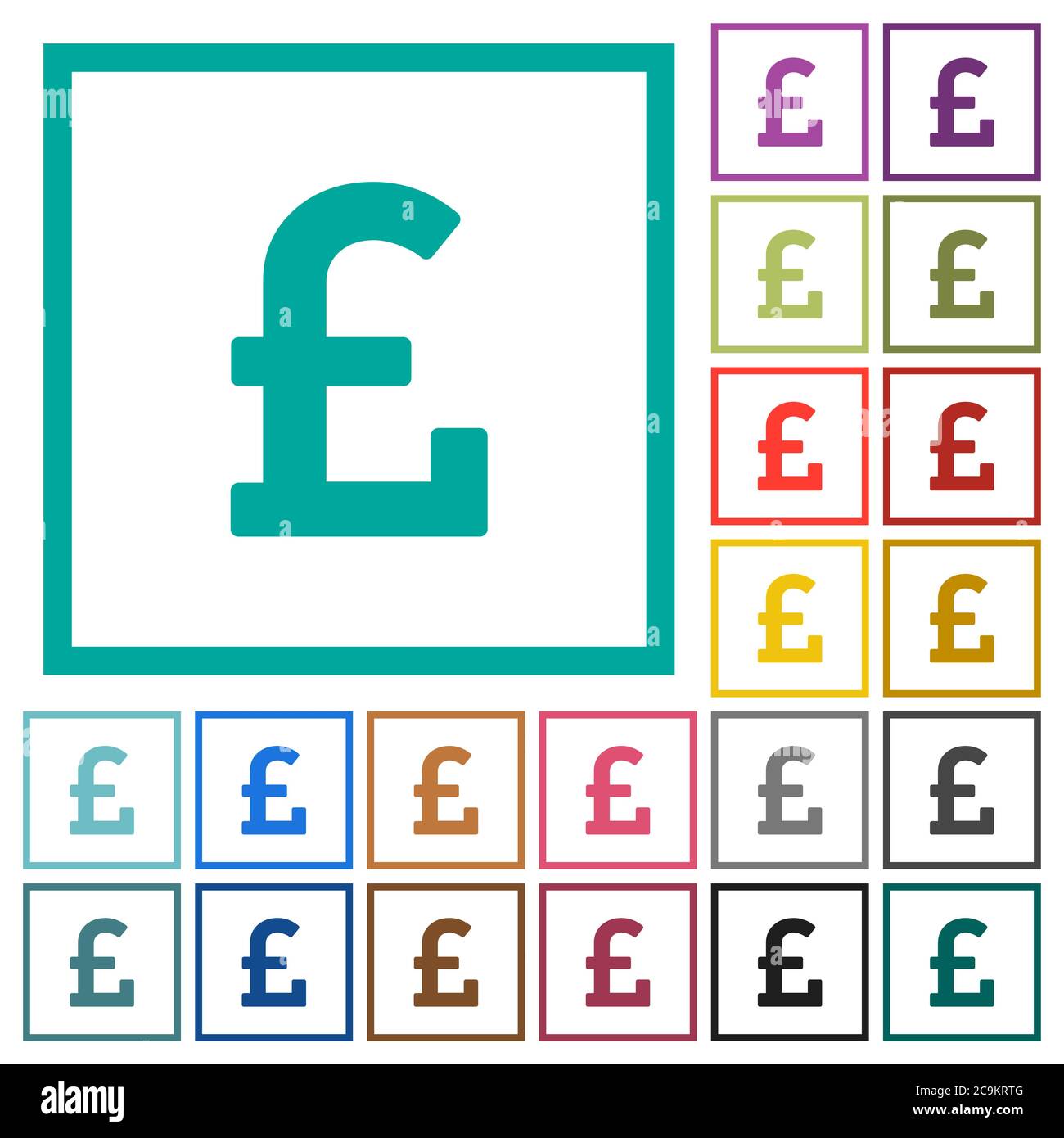 Plain white rectangular sign Stock Vector Images - Alamy