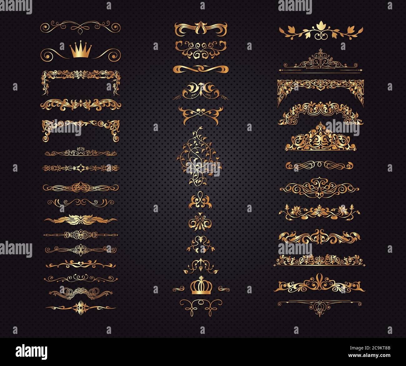 Mega Set and Big Group, Award Shield and Luxury Emblem Vector Design ...