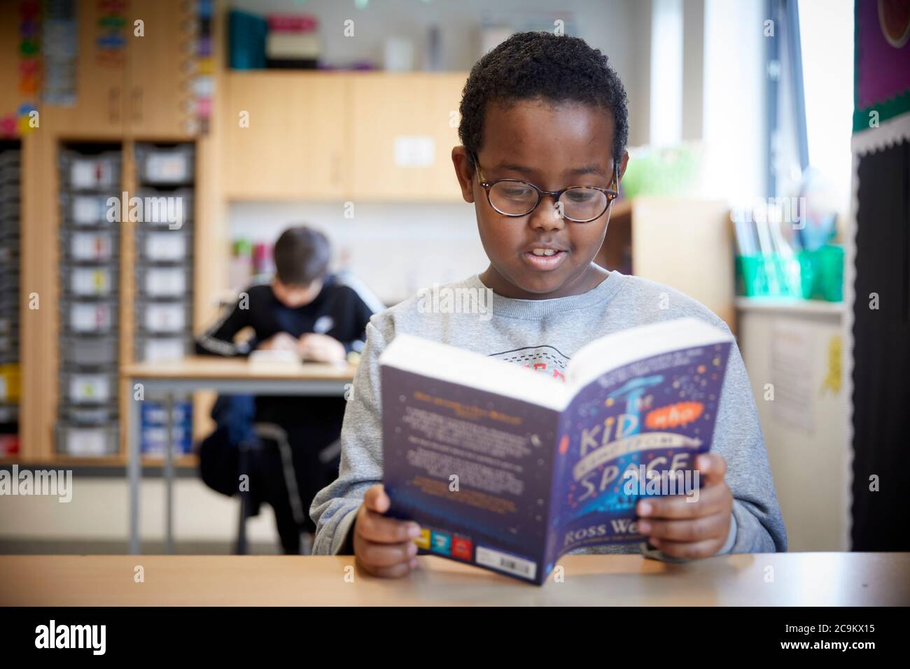 Kids Reading In School