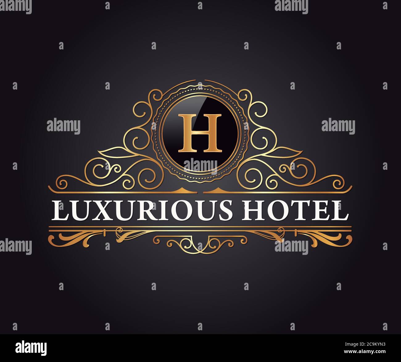 Luxury, Royal and Elegant Logo Vector Design Stock Vector Image & Art ...