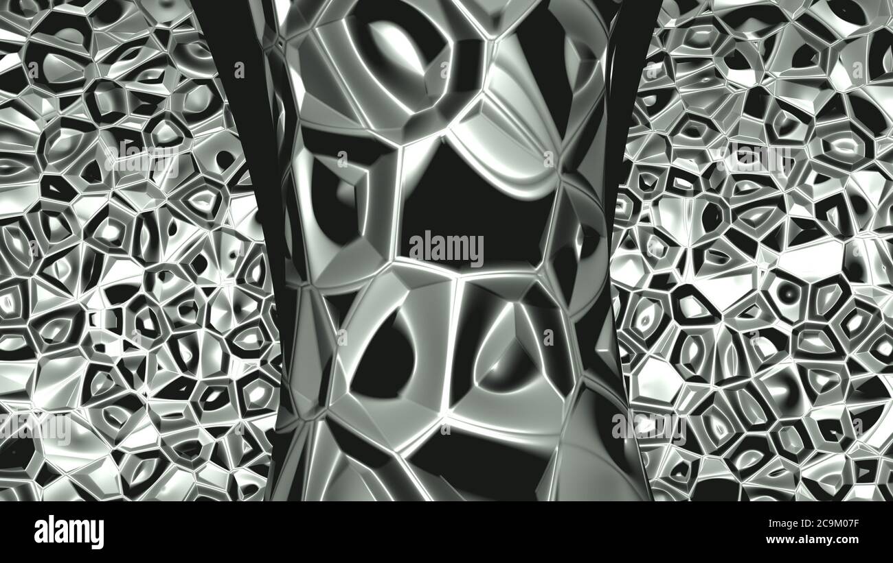 Colorful background of honeydew made by 3D illustration of rough ...