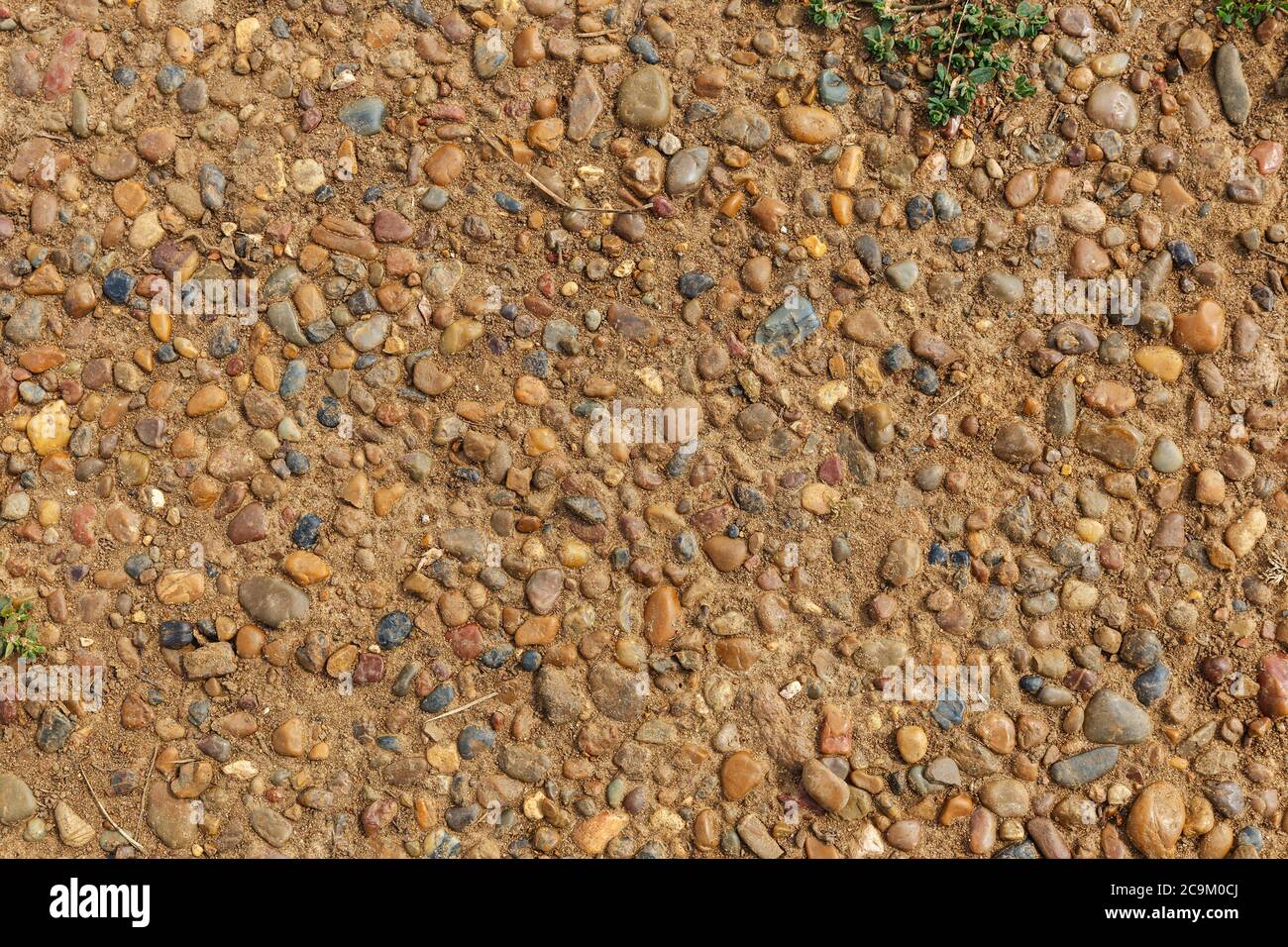 Gravel surface and texture. road stone background Stock Photo - Alamy
