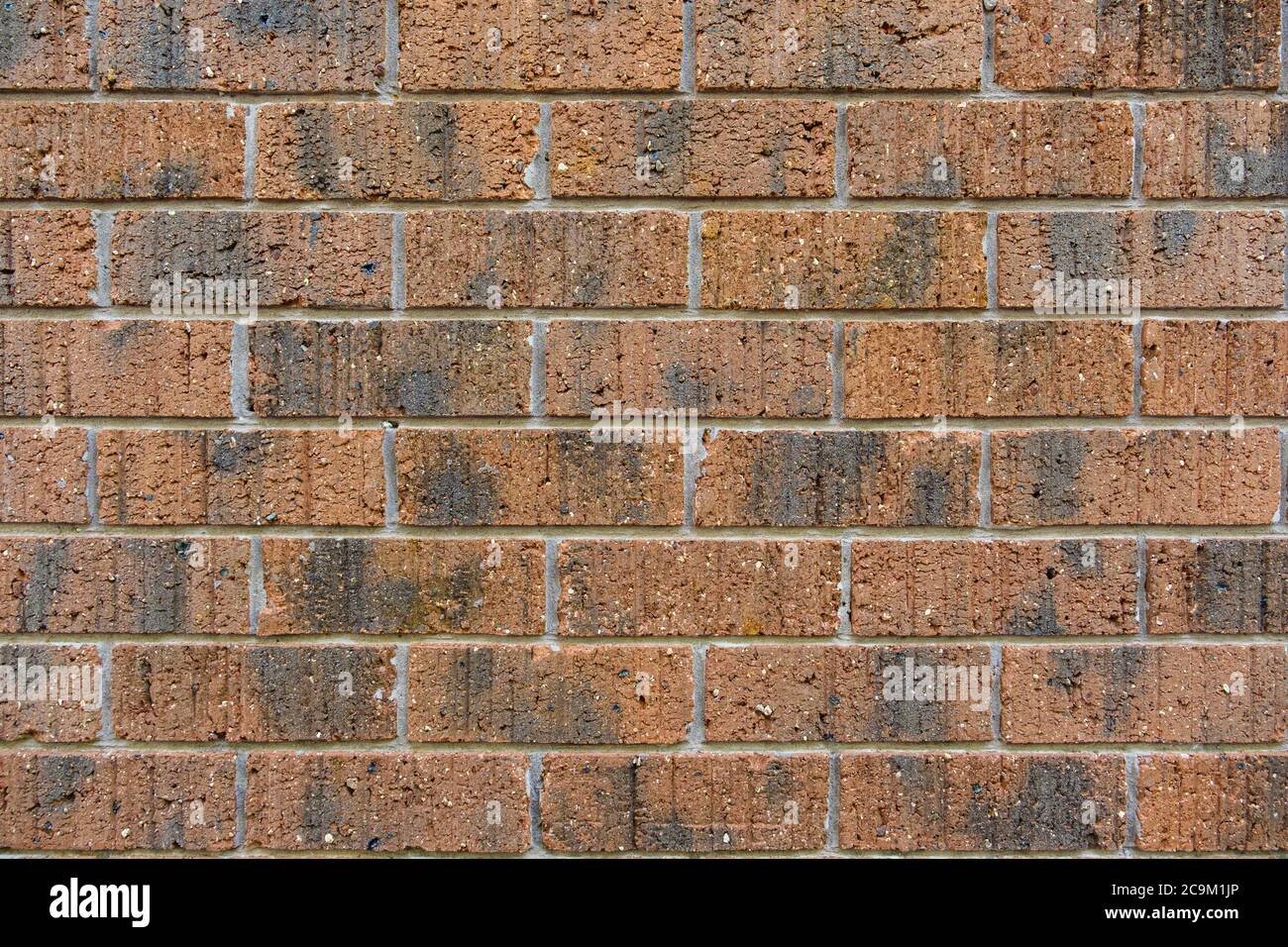 7 rows old red brick wall background texture on building Stock Photo ...