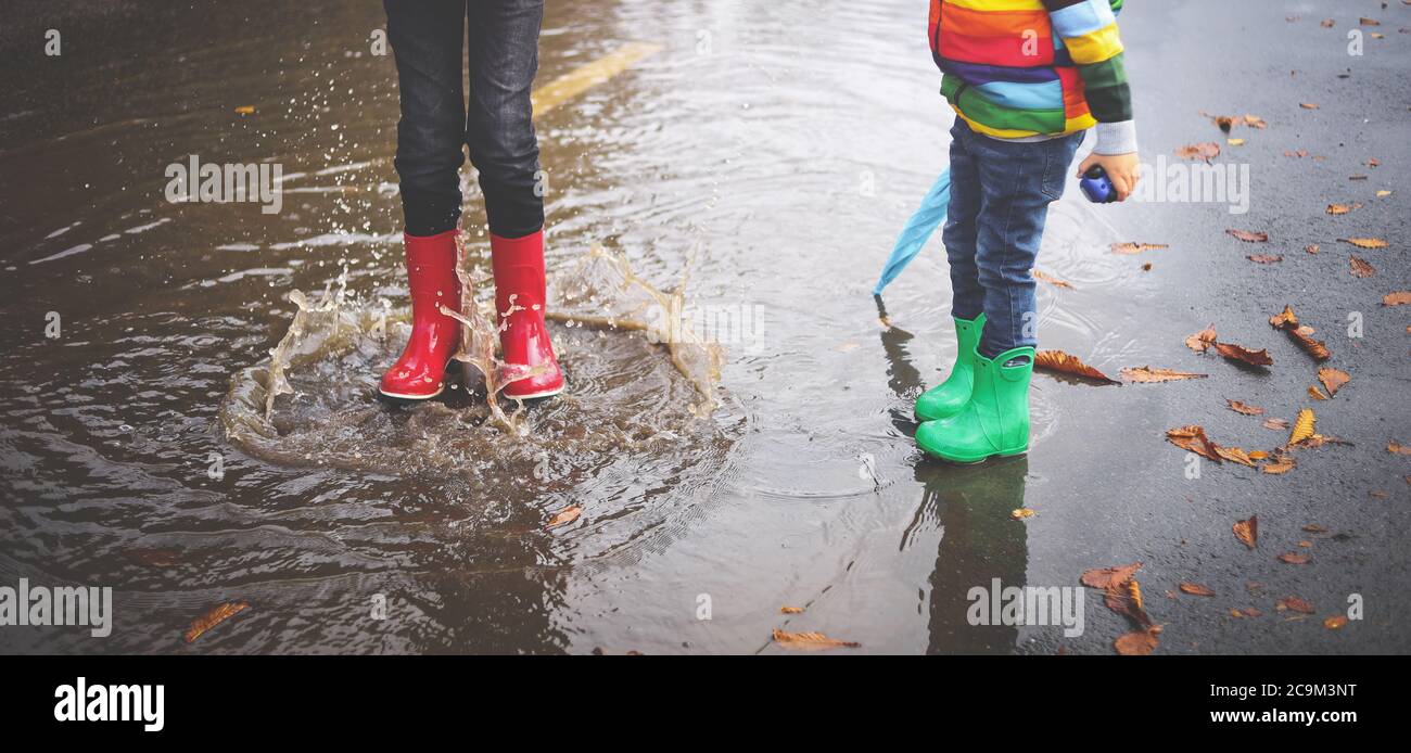 Wet wellies hi-res stock photography and images - Alamy