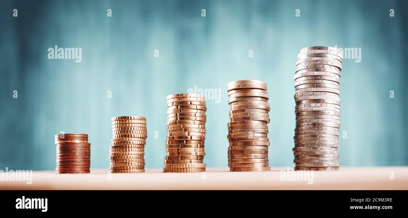 Blue background money hi-res stock photography and images - Alamy