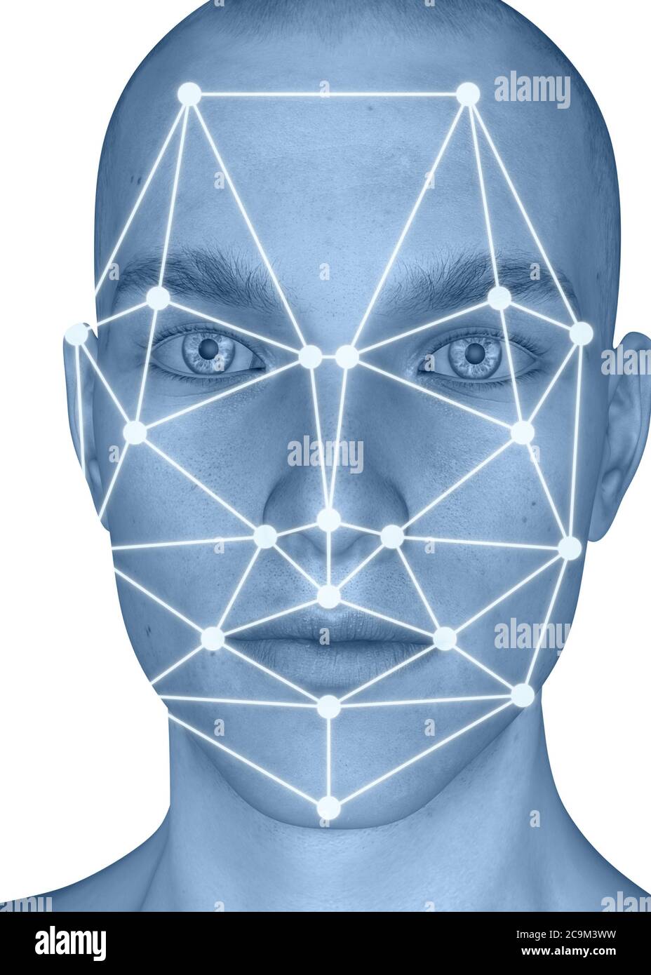 The Facial Recognition - 3D Stock Photo - Alamy