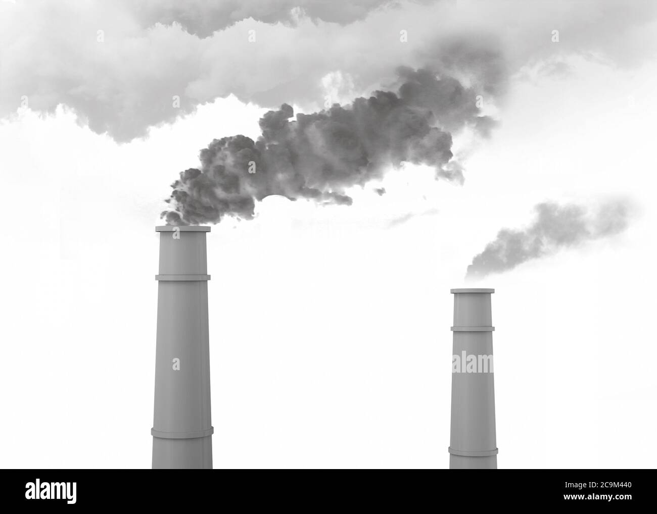 The Pollution destroys the Planet Stock Photo - Alamy