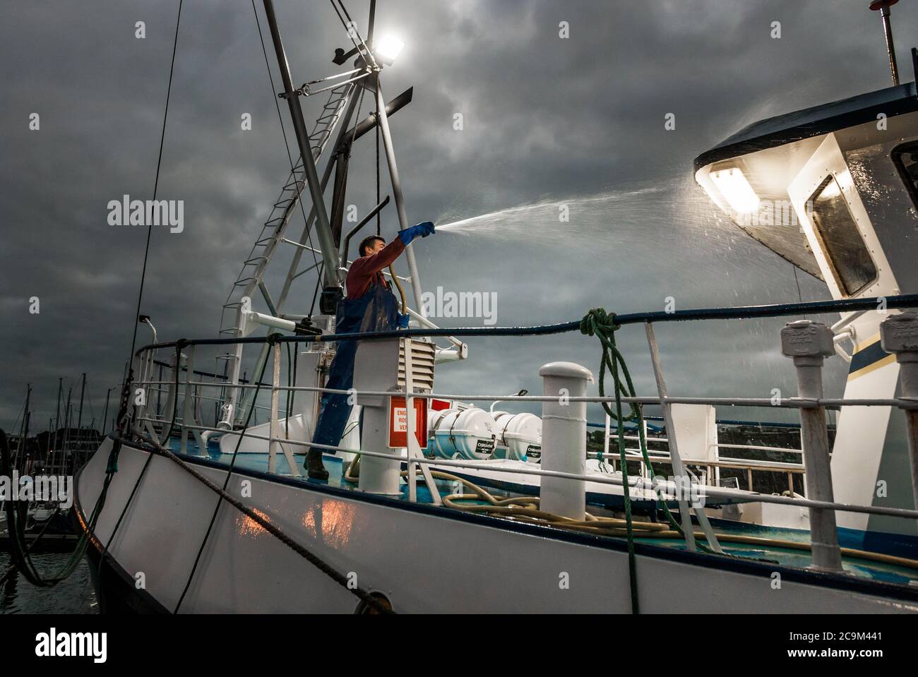 Fishing trawler deck hi-res stock photography and images - Alamy