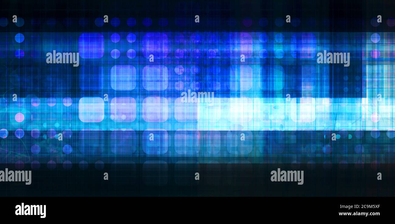 Science Technology Data as a Abstract Art Stock Photo - Alamy