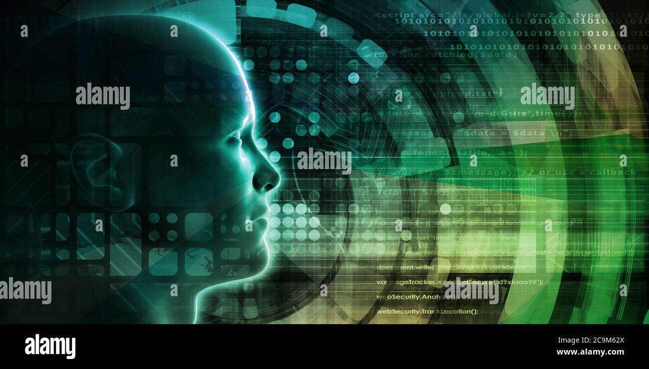 Disruptive Technologies Pattern as a Futuristic Concept Stock Photo - Alamy