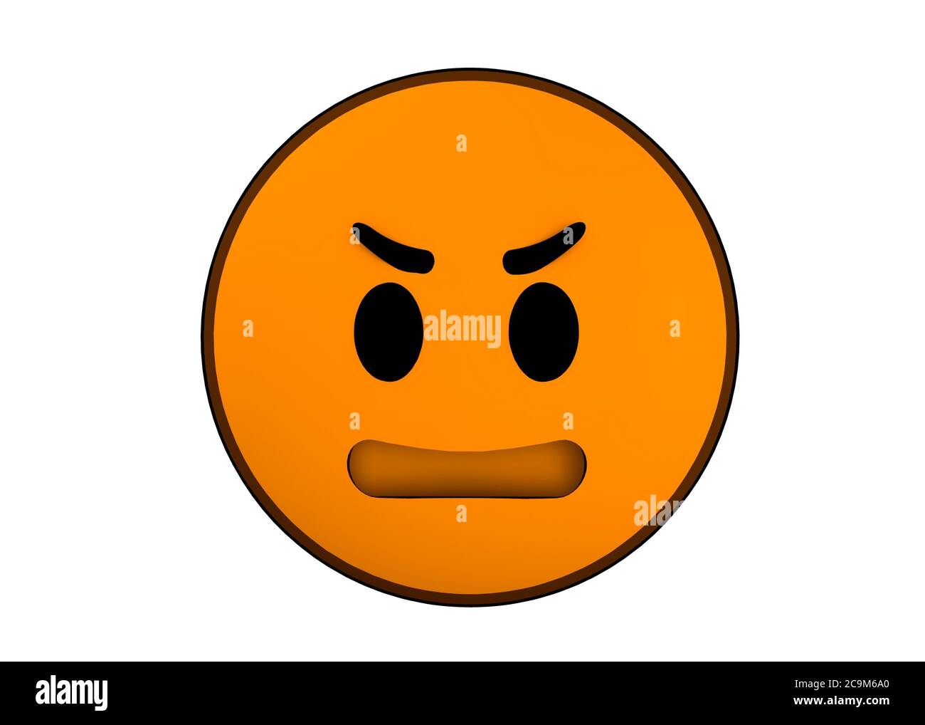 Screaming emoticon hi-res stock photography and images - Alamy