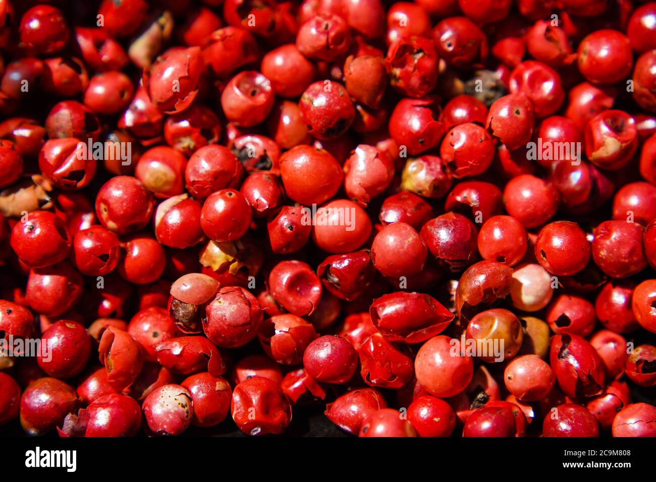 a bunch of dried peppercorns Stock Photo - Alamy