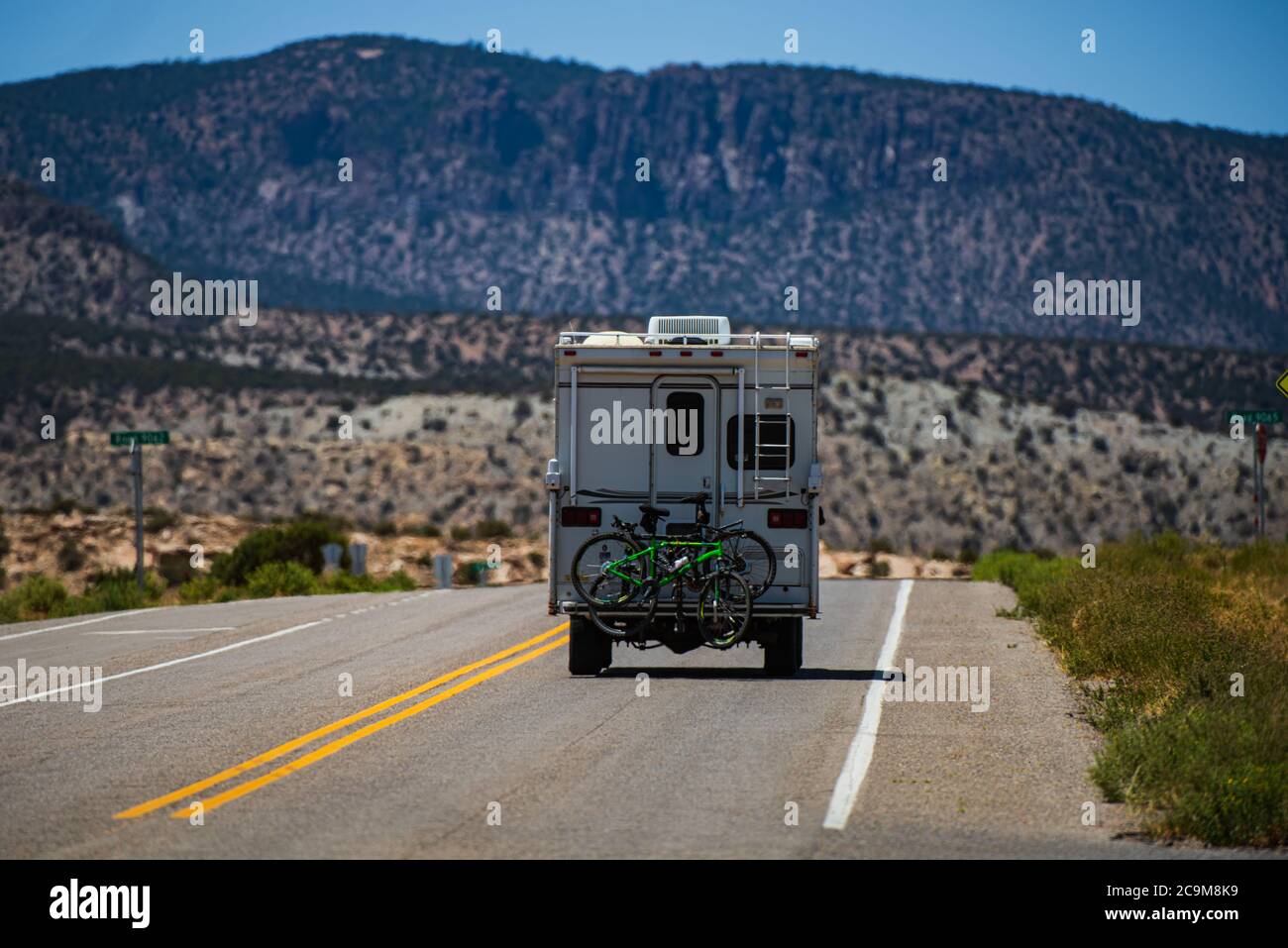 Vacation on the American Road with RV, Camper Van. Exploring the USA ...