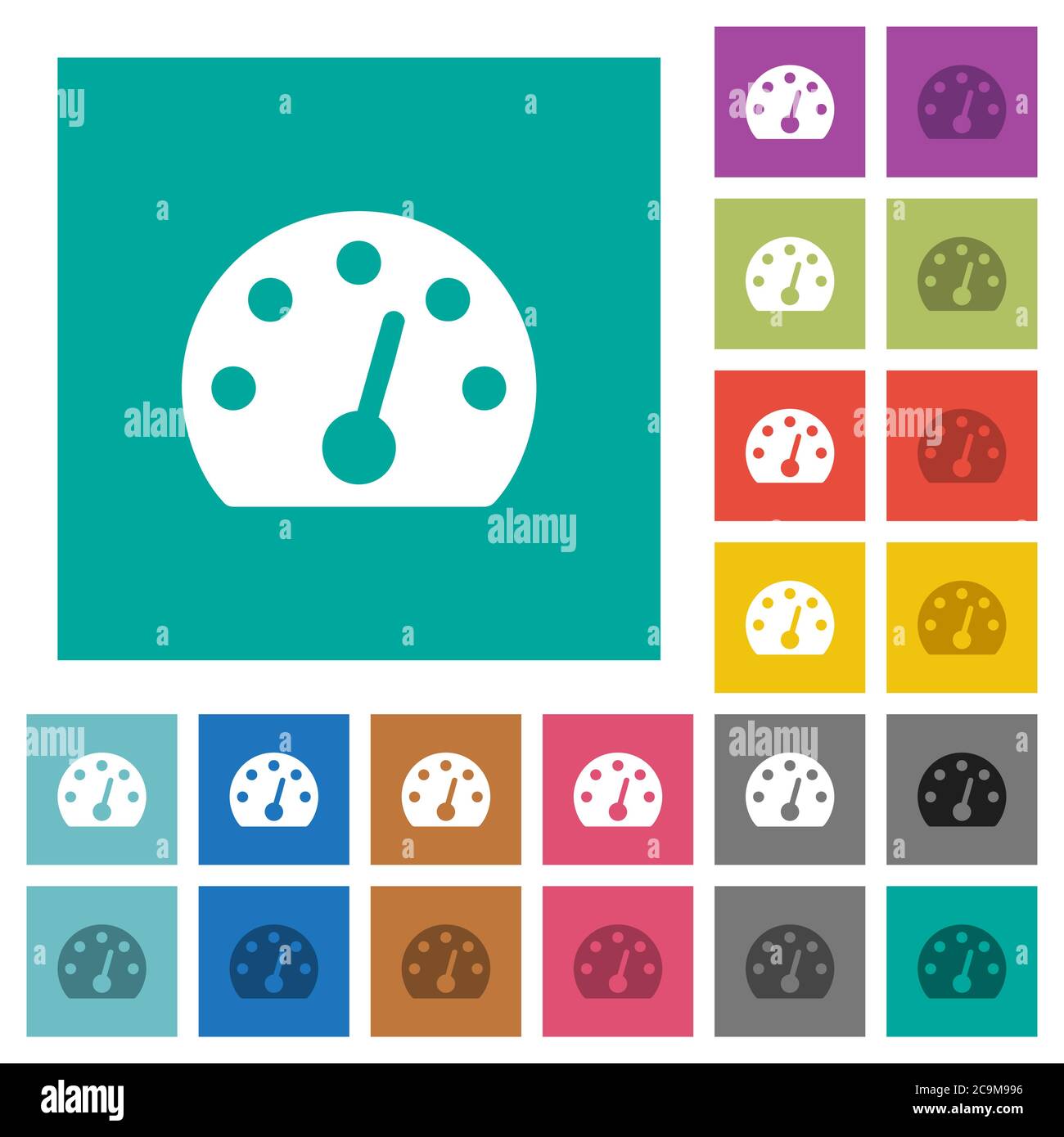 Dashboard multi colored flat Stock Vector Images - Alamy