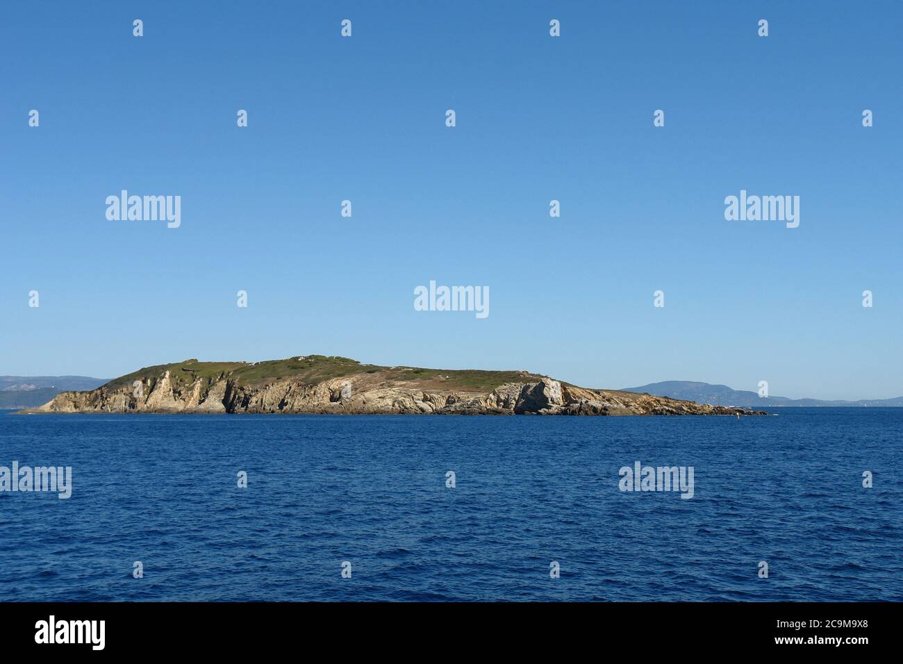 Port Cros island Bagaud island Ornithological reserve Stock Photo - Alamy