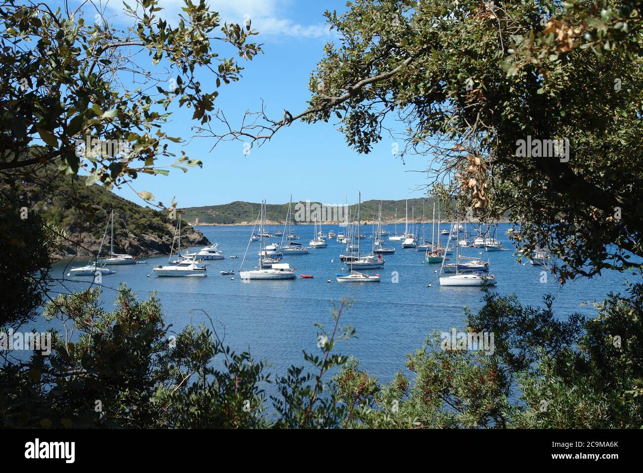 Port Cros island The port Stock Photo - Alamy