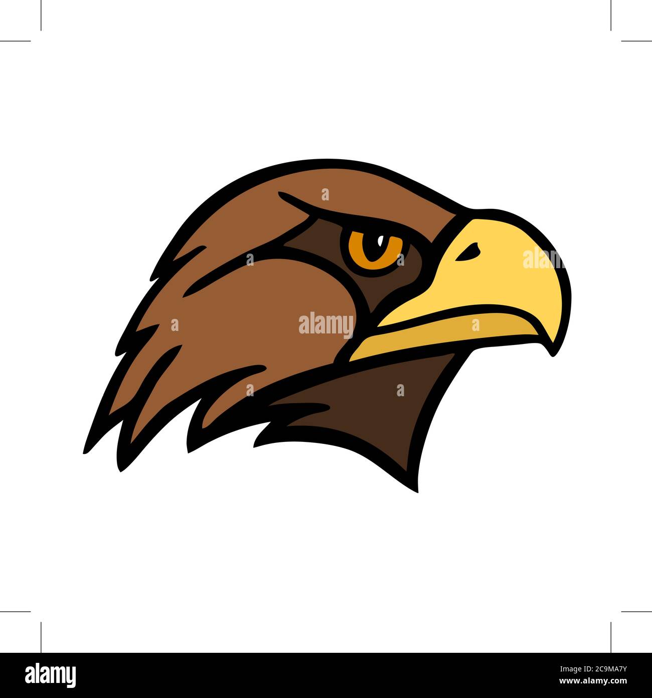 Bird of prey mascot Stock Vector Images - Alamy