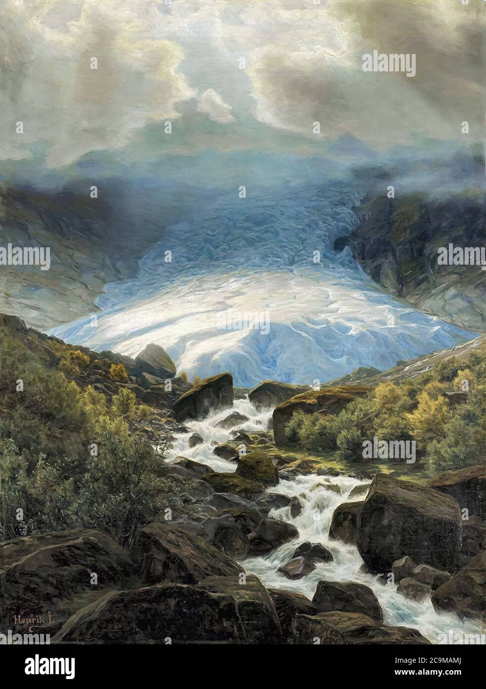 Jespersen Henrik Gamst - Glaciers in Breaking Sunlight - Danish School ...