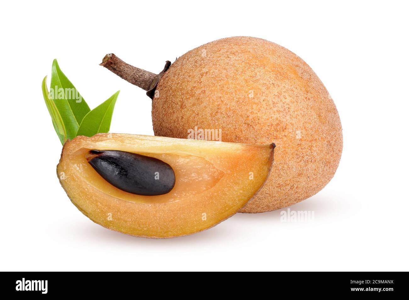 fresh sapodilla fruit Stock Photo - Alamy