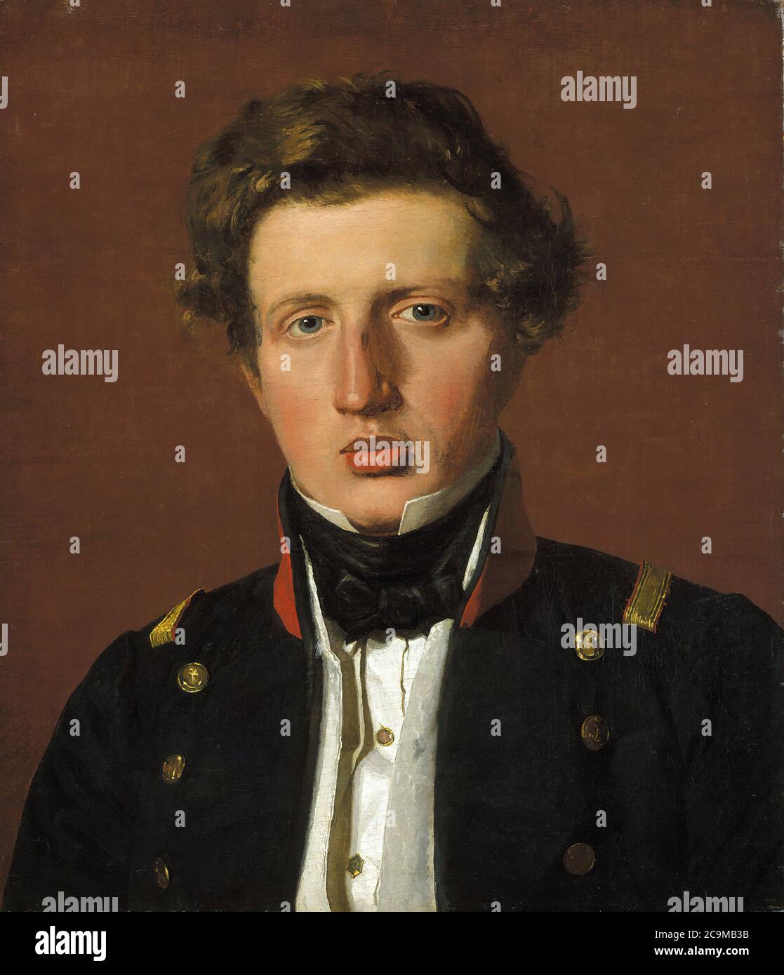 Kobke Christen - Valdemar Hjartvar Købke the Artist's Brother - Danish ...