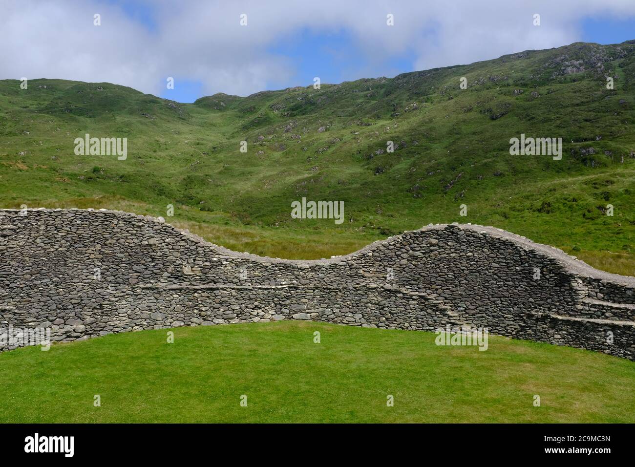 Walking the Kerry Way in 2019 in count Kerry in the south of Ireland ...