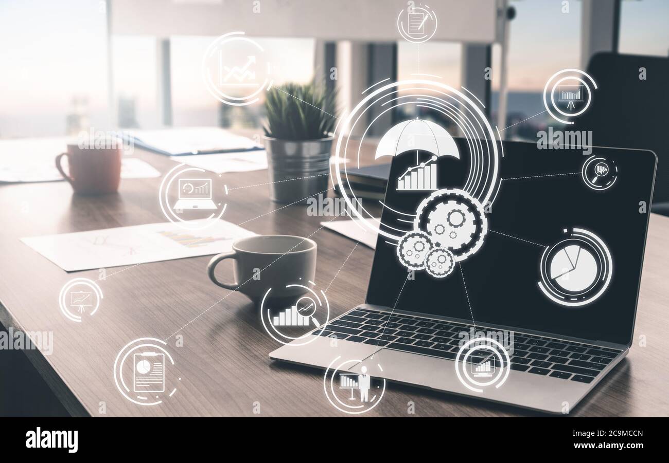 Risk assessment icon hi-res stock photography and images - Alamy