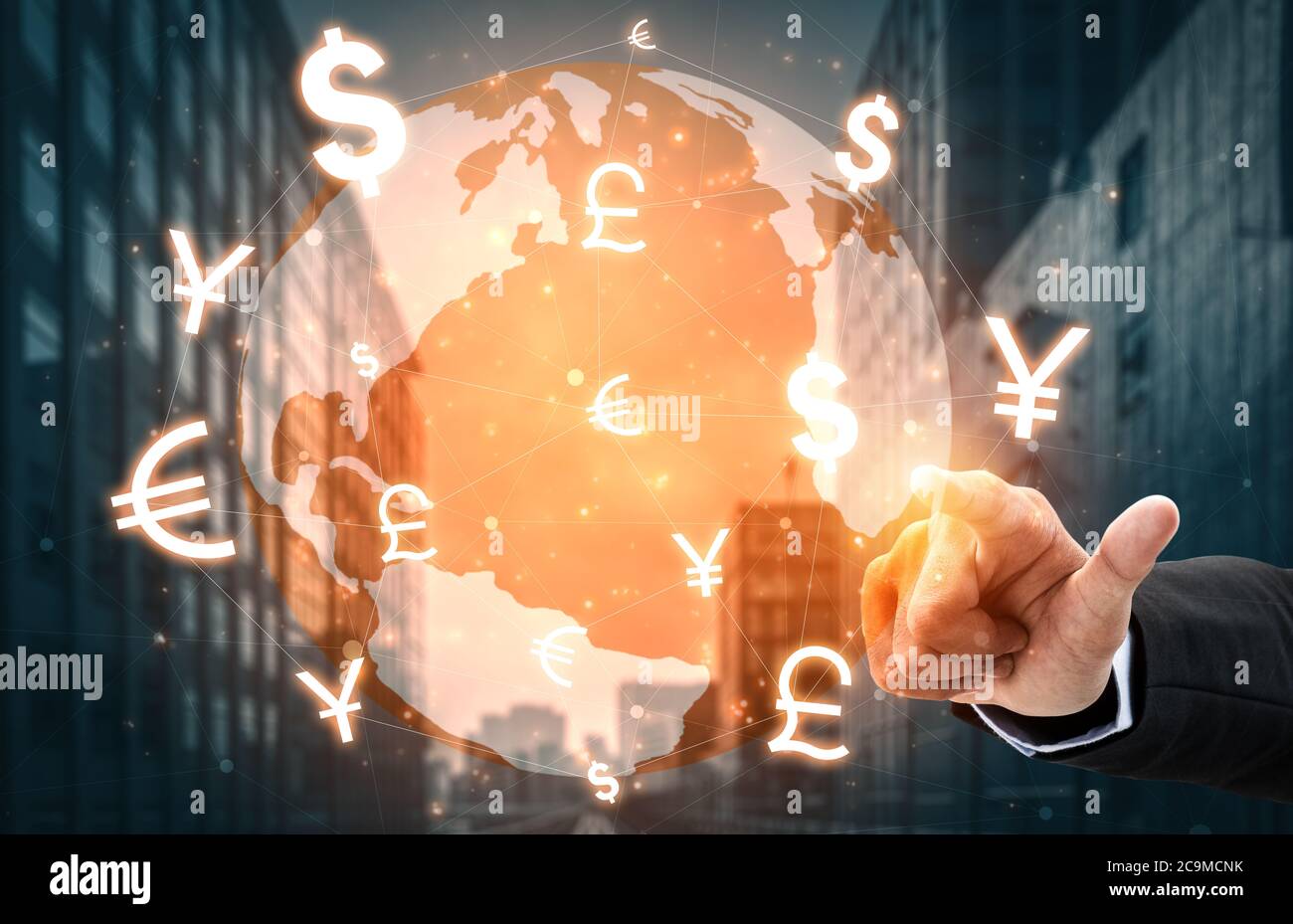 Currency Exchange Global Foreign Money Finance Stock Photo - Alamy