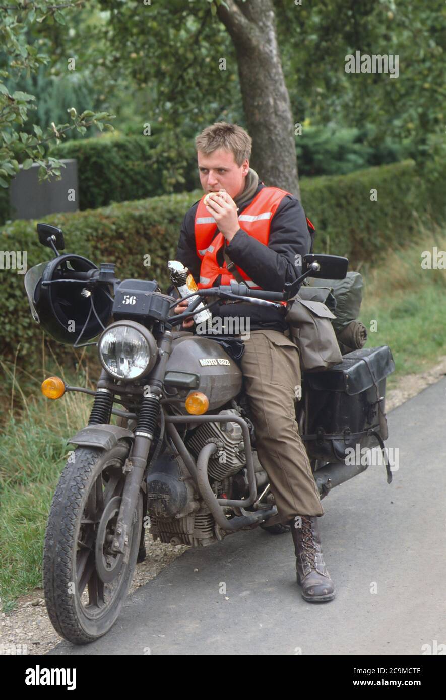 NATO Exercises in Germany, Dutch army's motorcycle courier (September ...