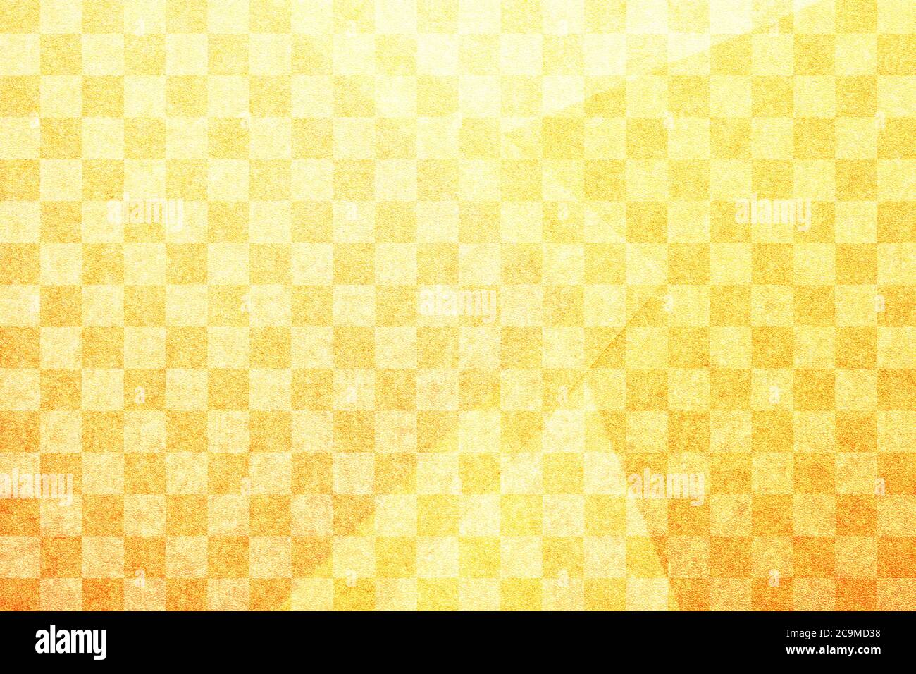 Japanese traditional gold color checkered pattern abstract or geometric ...