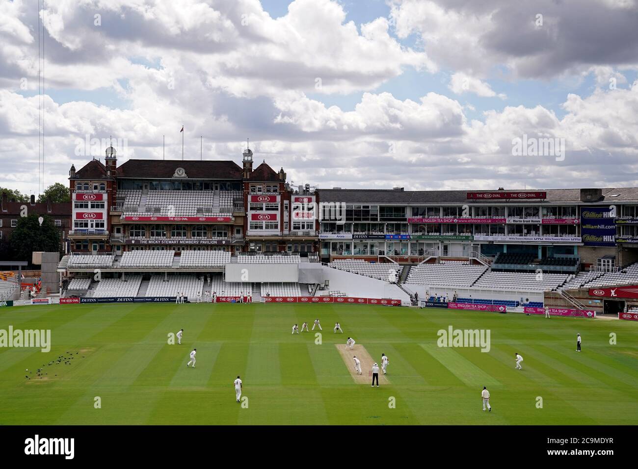 A general view of action during day one of the Bob Willis Trophy match ...