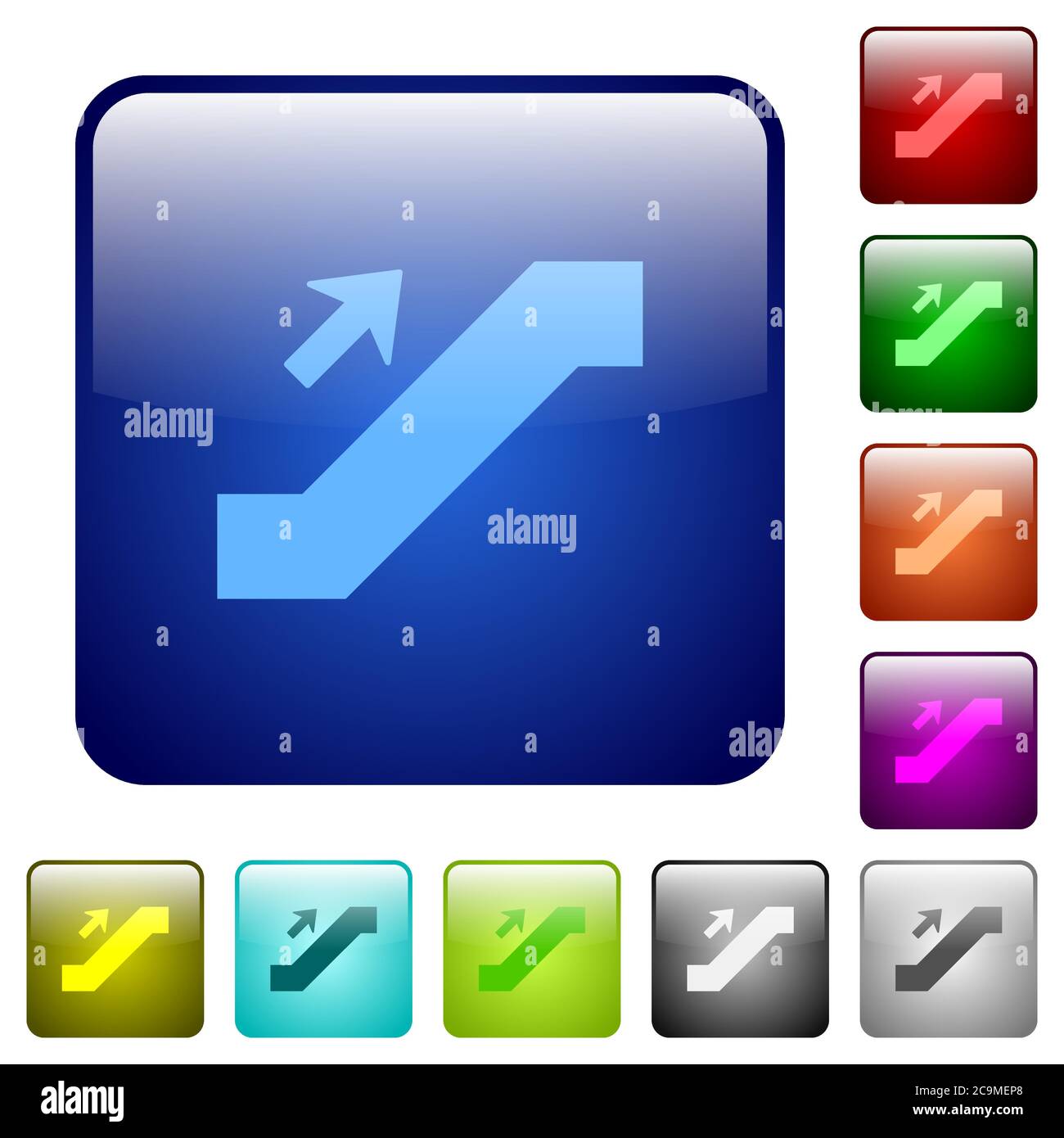 Rounded stairs Stock Vector Images - Alamy