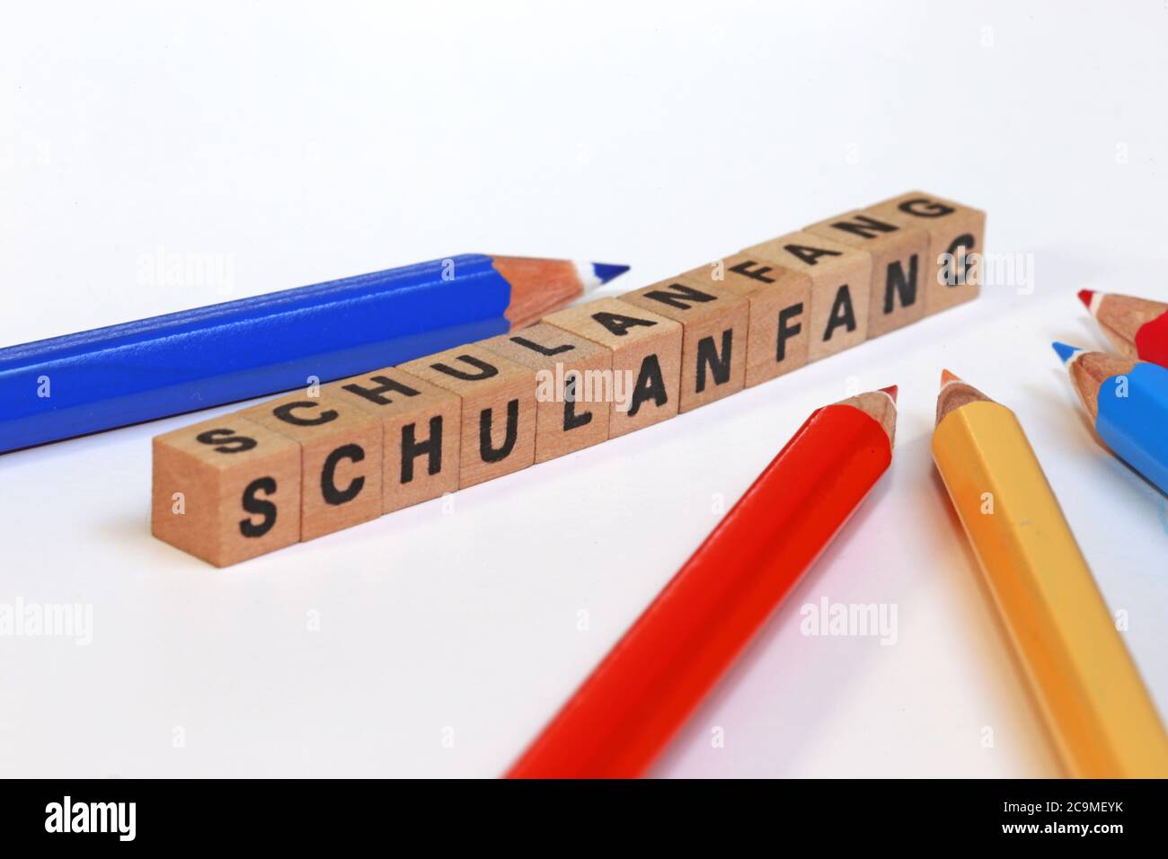 Symbol picture for the start of the new school year with letter cube ...