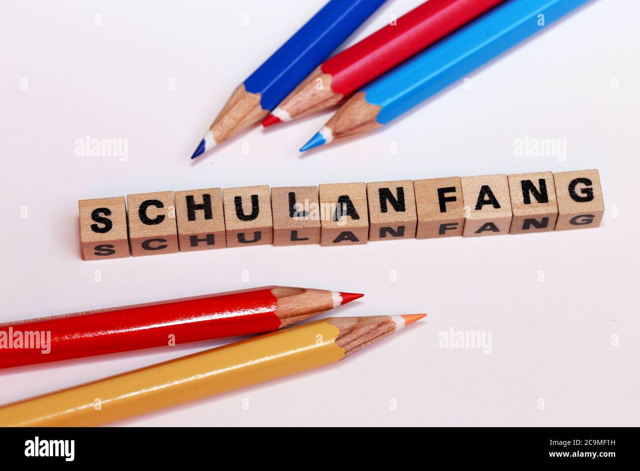 Symbol picture for the start of the new school year with letter cube ...