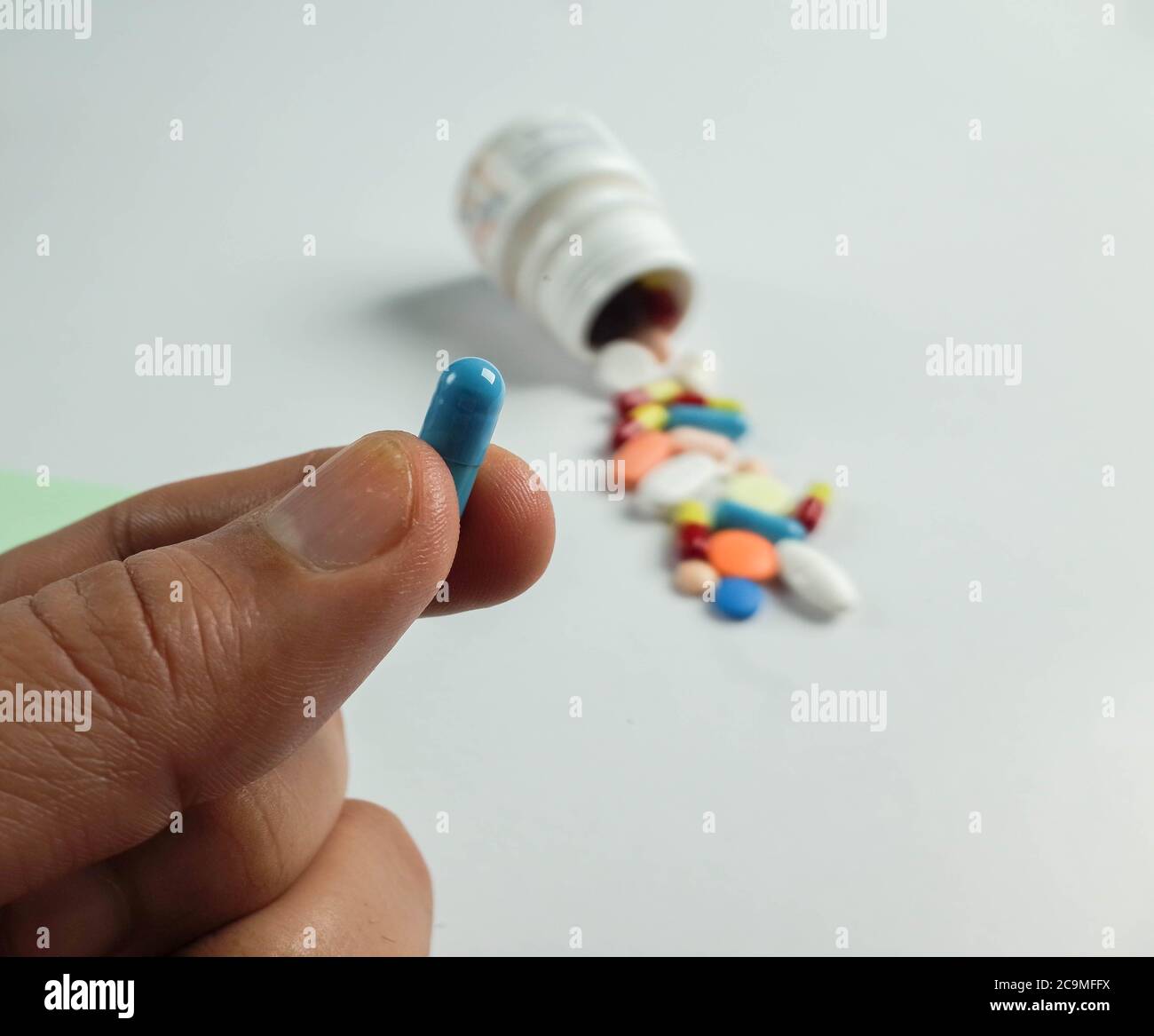 macro photo of therapy pills Stock Photo - Alamy