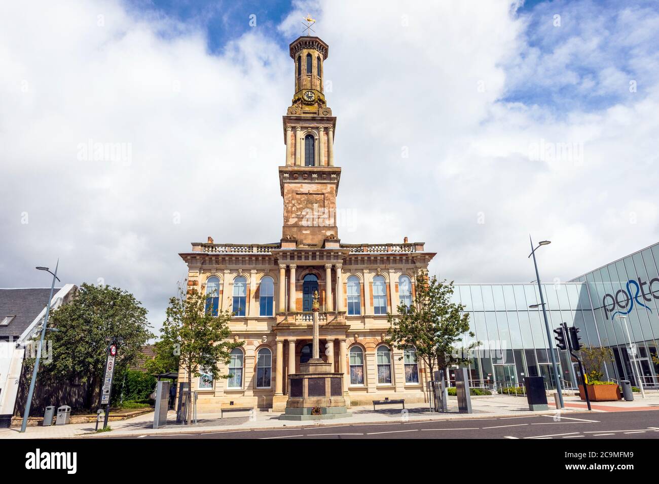 19th century Court House, now used as the burgh chambers, designed by ...