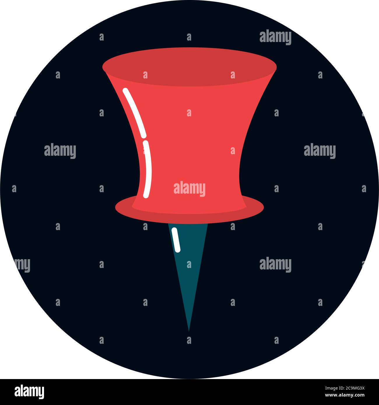 Push pin study Stock Vector Images - Alamy