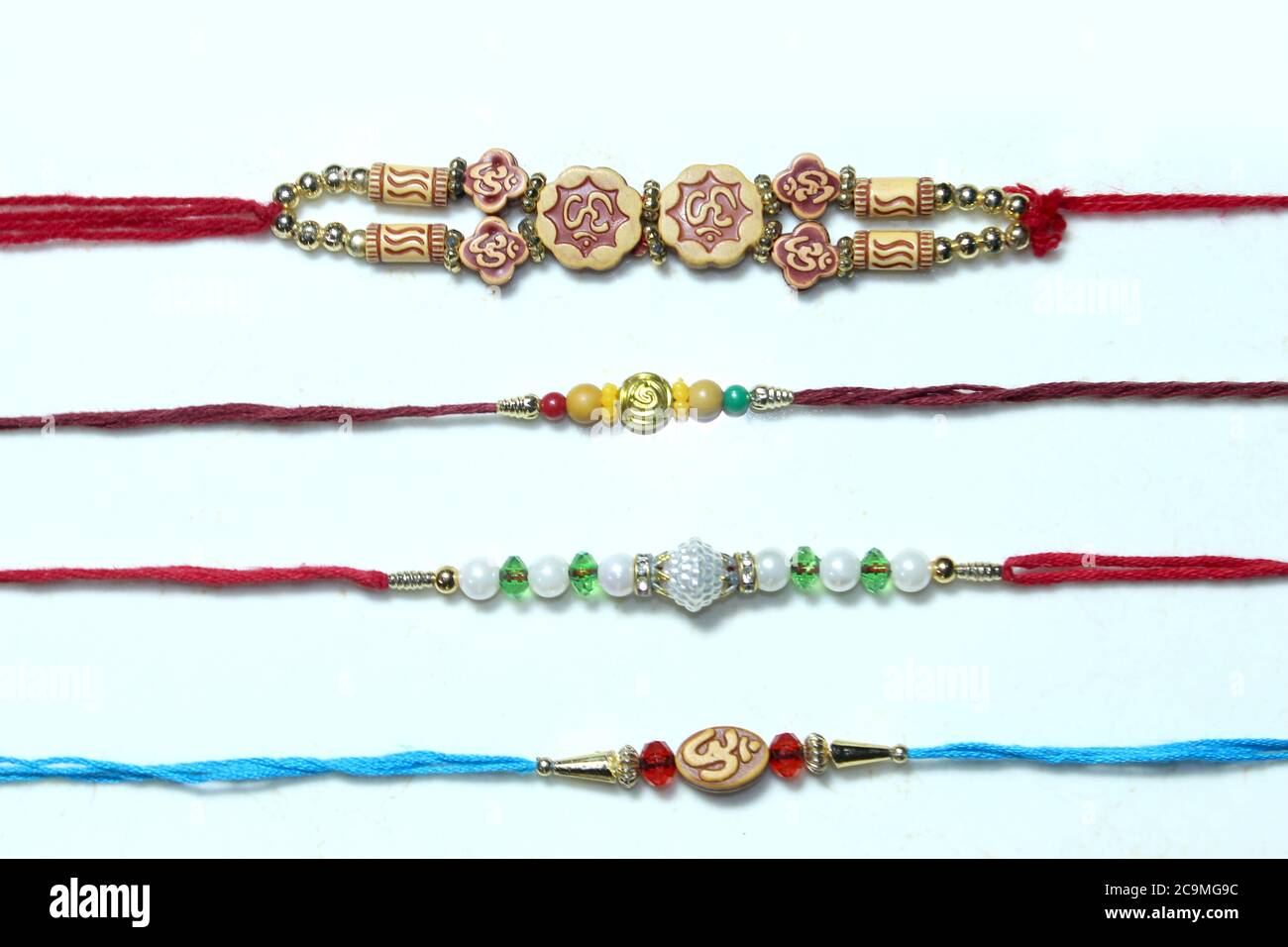 colorful rakhi, bracelet collection for Indian Raksha Bandhan festival ...