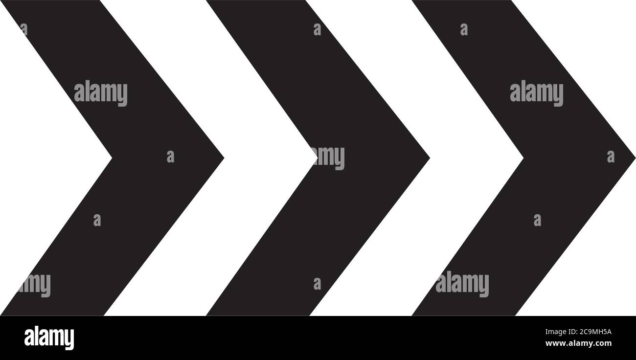 Three directional arrows Cut Out Stock Images & Pictures - Alamy