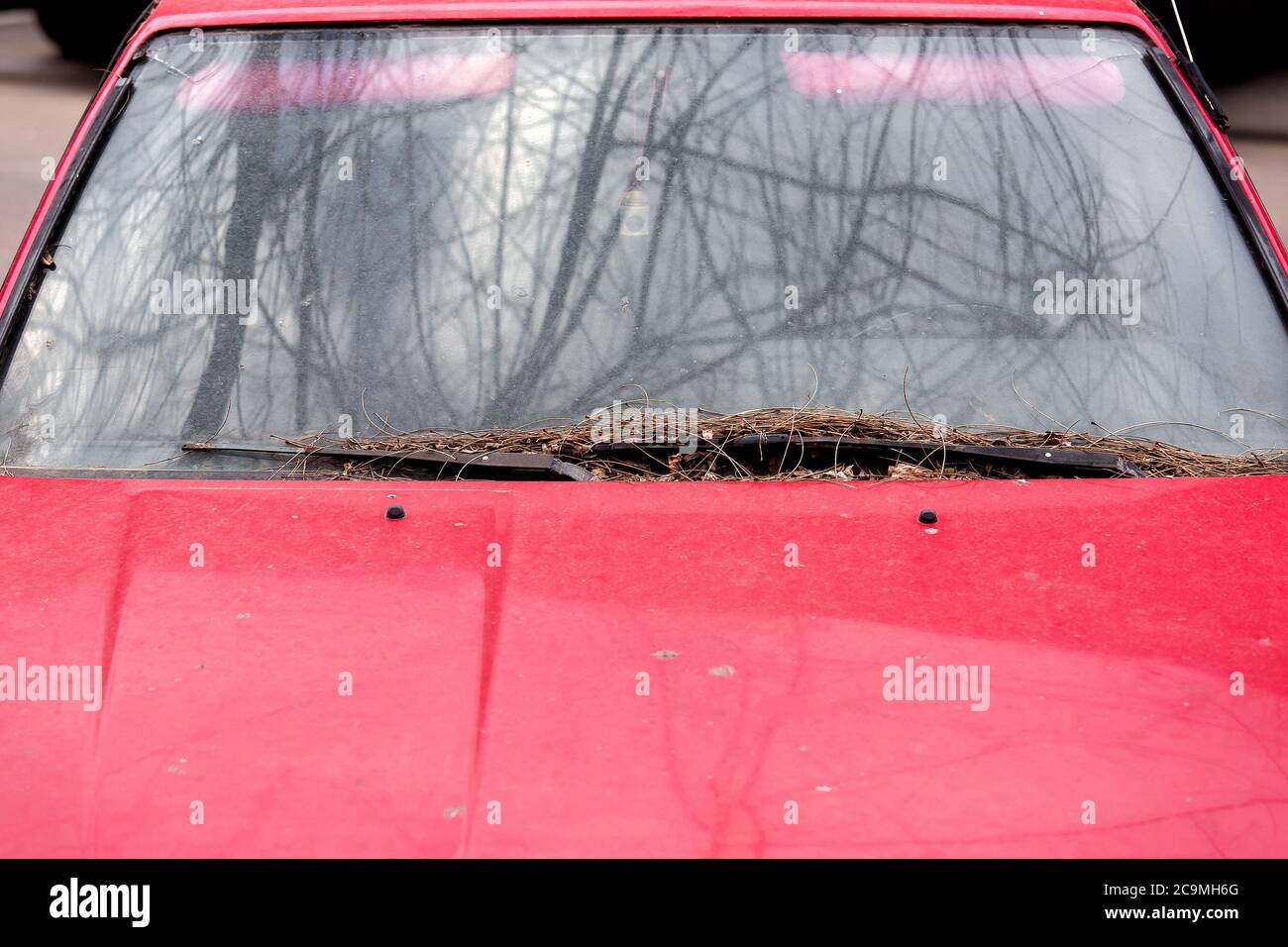 Red van from dirty hi-res stock photography and images - Alamy