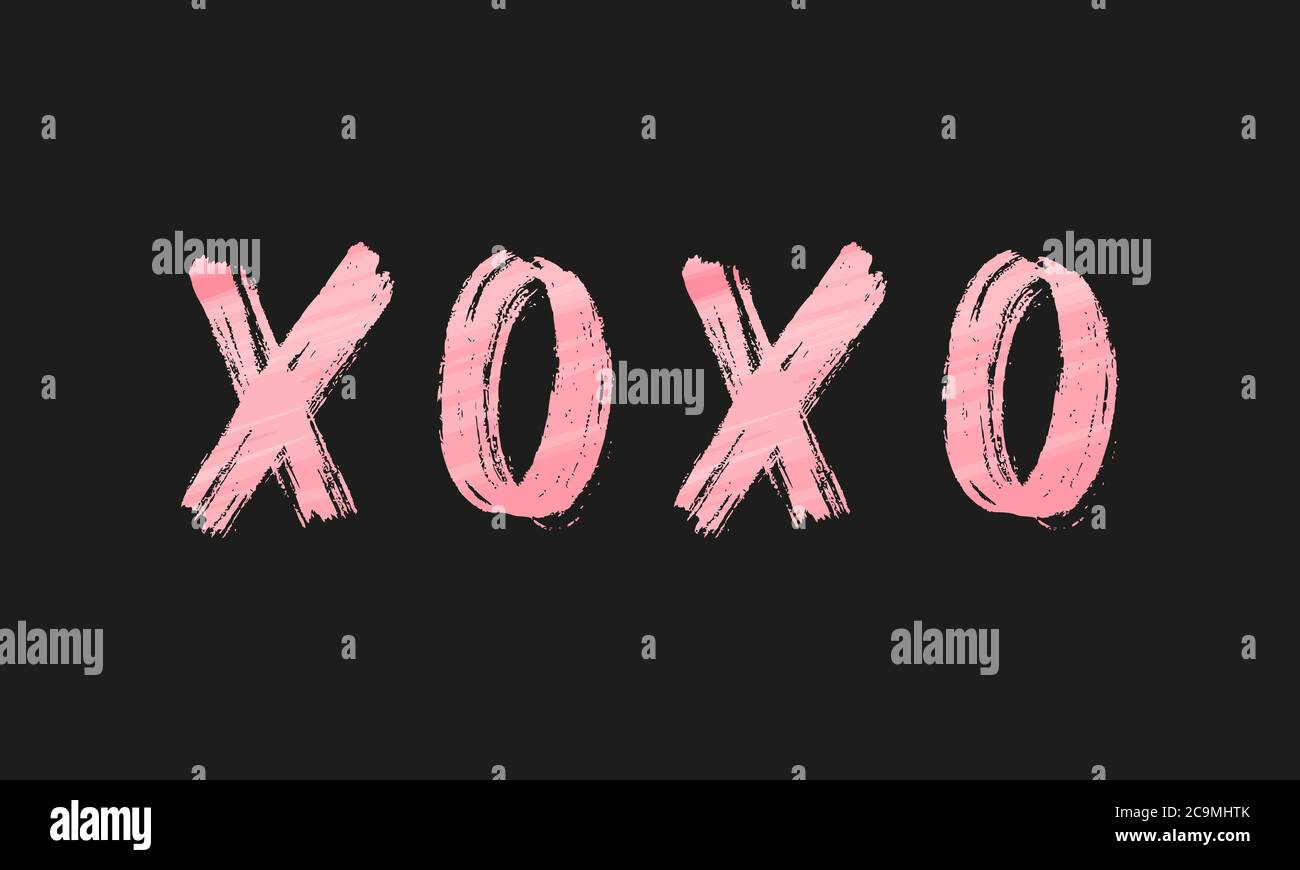 Xoxo background Stock Vector Images - Alamy