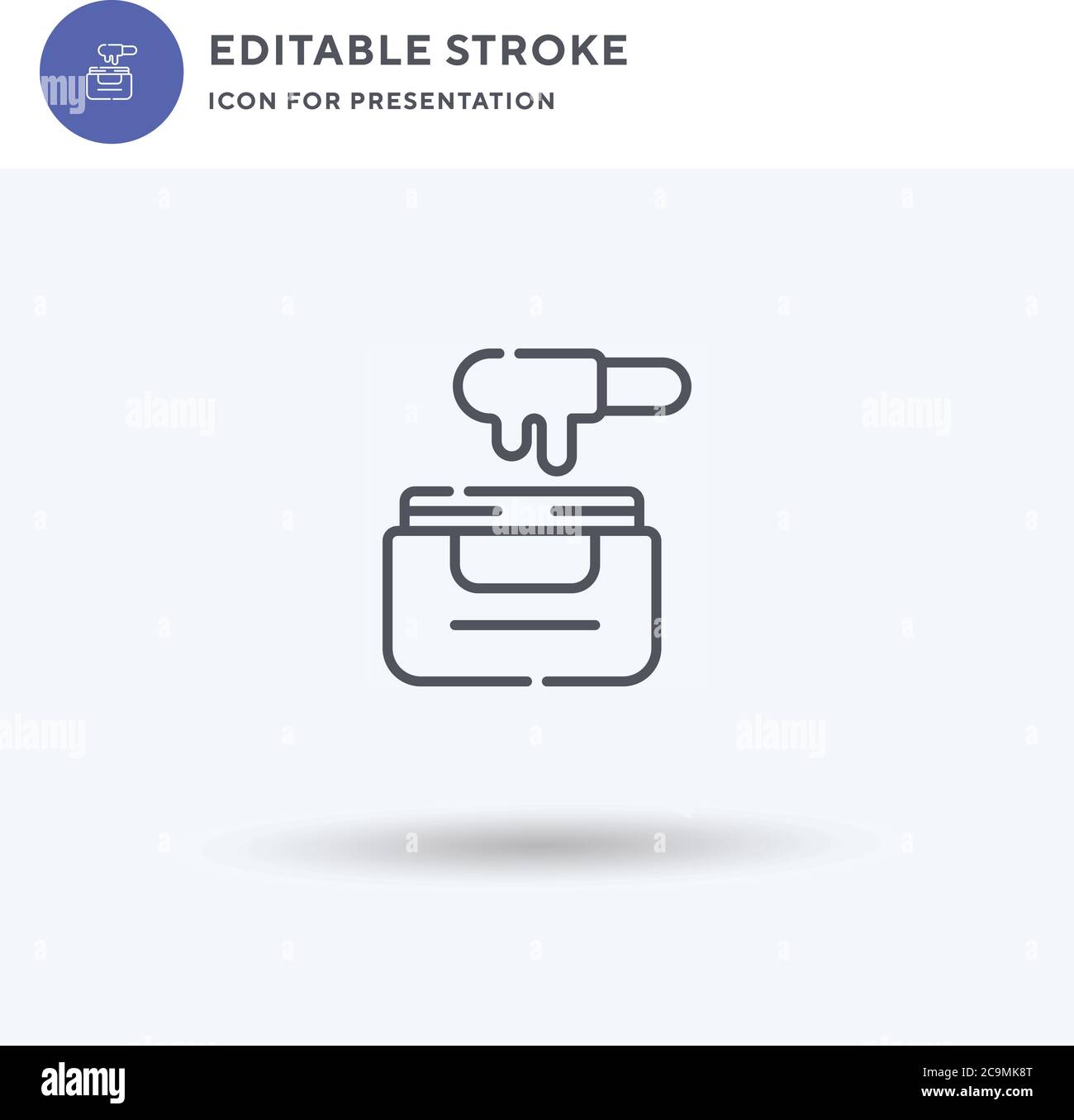 Wax icon vector, filled flat sign, solid pictogram isolated on white ...