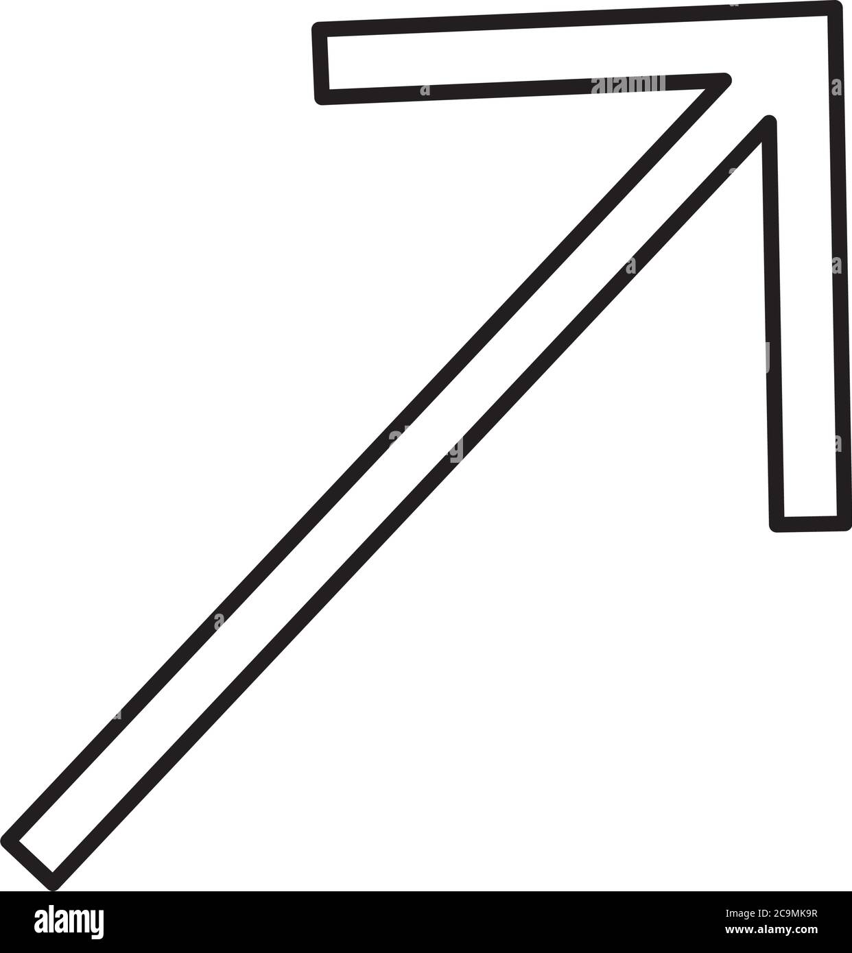 Straigh Arrow Diagonal