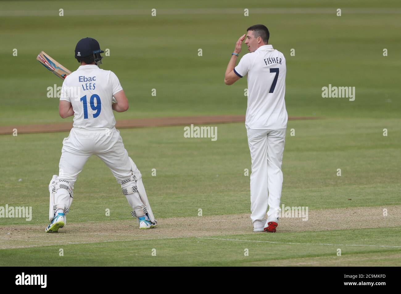 CHESTER LE STREET, ENGLAND. AUGUST 1ST 2020 - Yorkshire's Matthew ...
